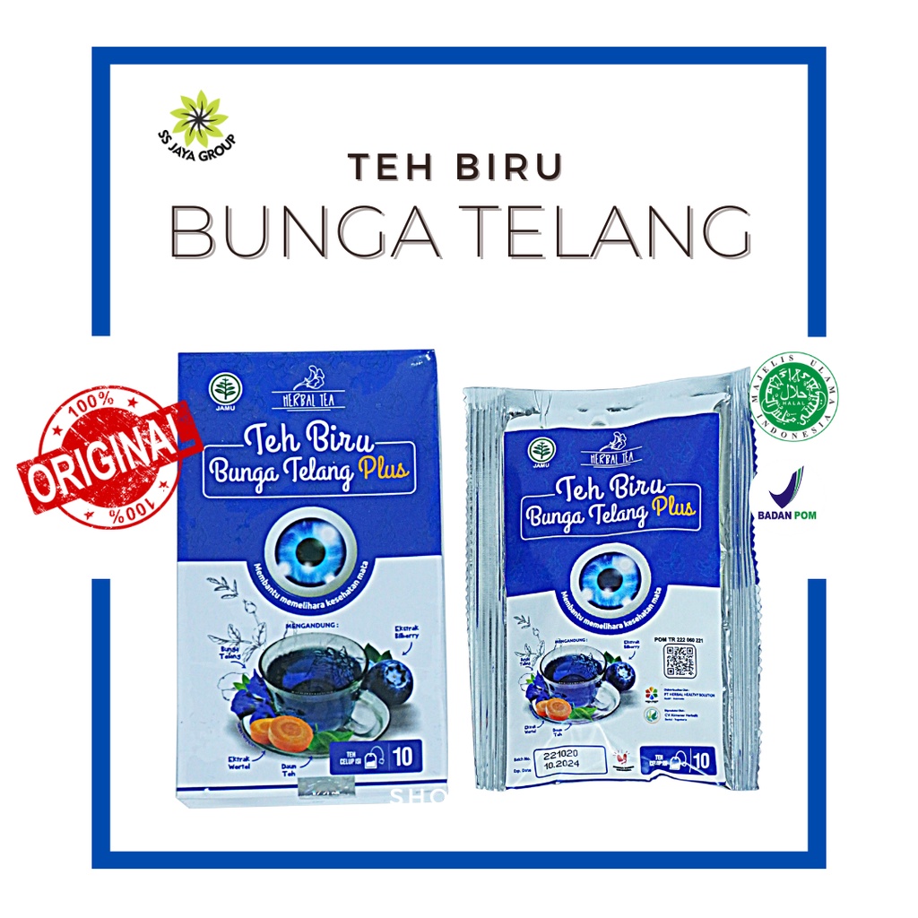 Jual Ekstrak Bunga Telang - Teh biru bunga telang plus untuk kesehatan ...