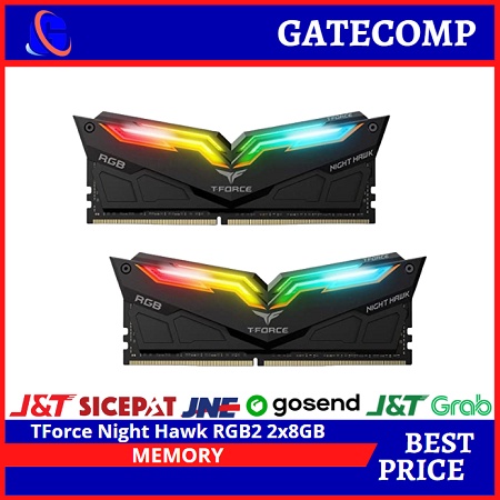 Jual Teamgroup Memory TForce Night Hawk RGB2 2x8GB PC 3600 DDR4 ...
