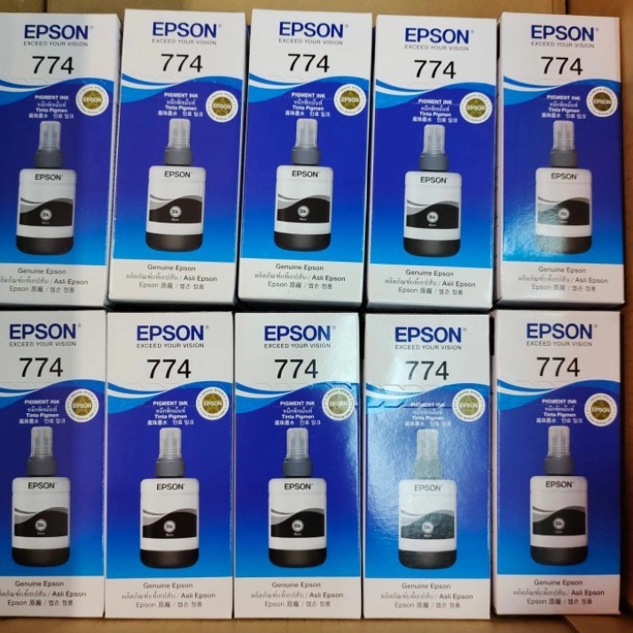 Jual Epson For Tinta 774 Black Refill Awet Foto Dokumen Inkjet Catridge ...