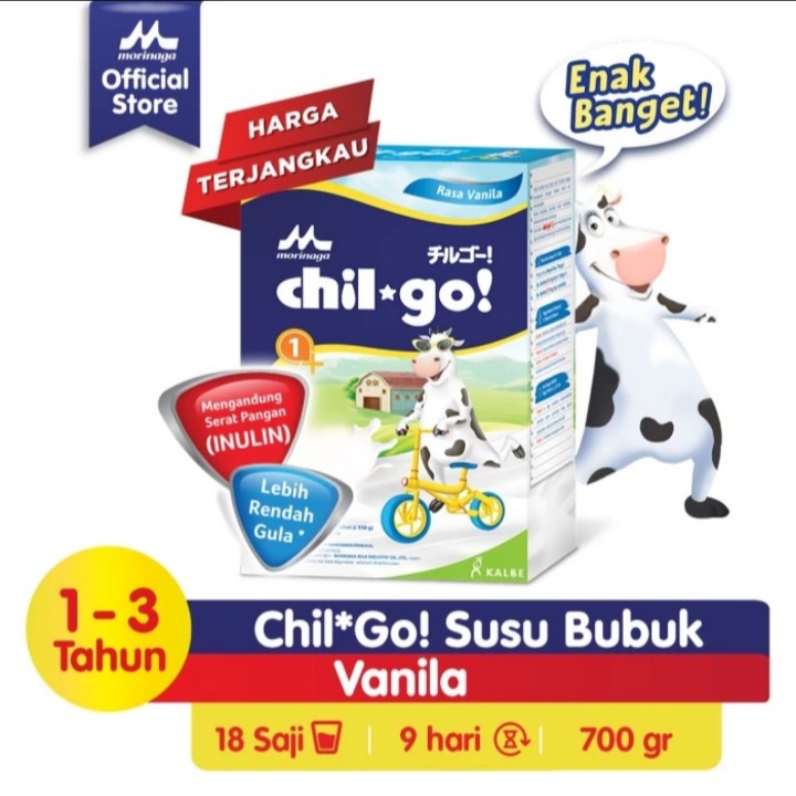 Jual Susu Formula Anak Morinaga Chil Go Chil-Go! 1-3 Tahun Rasa Vanilla ...