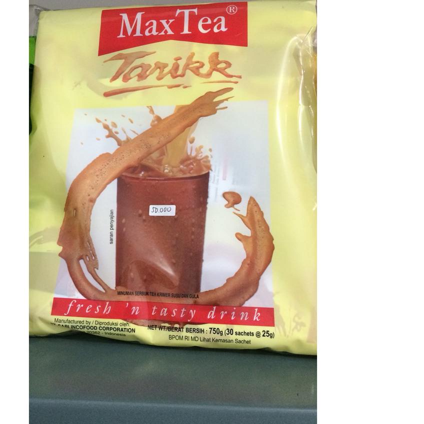 Jual ℗ Maxtea Teh Tarik isi 30pcs/maxtea tarik 30 sachet/tarik 30 ...