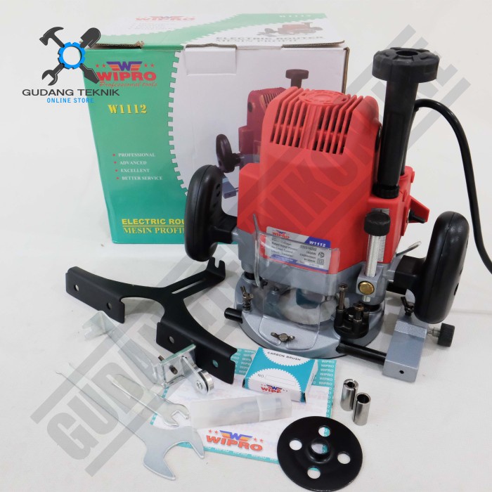 Jual Mesin Profil Kayu Besar Listrik 12mm W1112 WIPRO / Electric Router ...