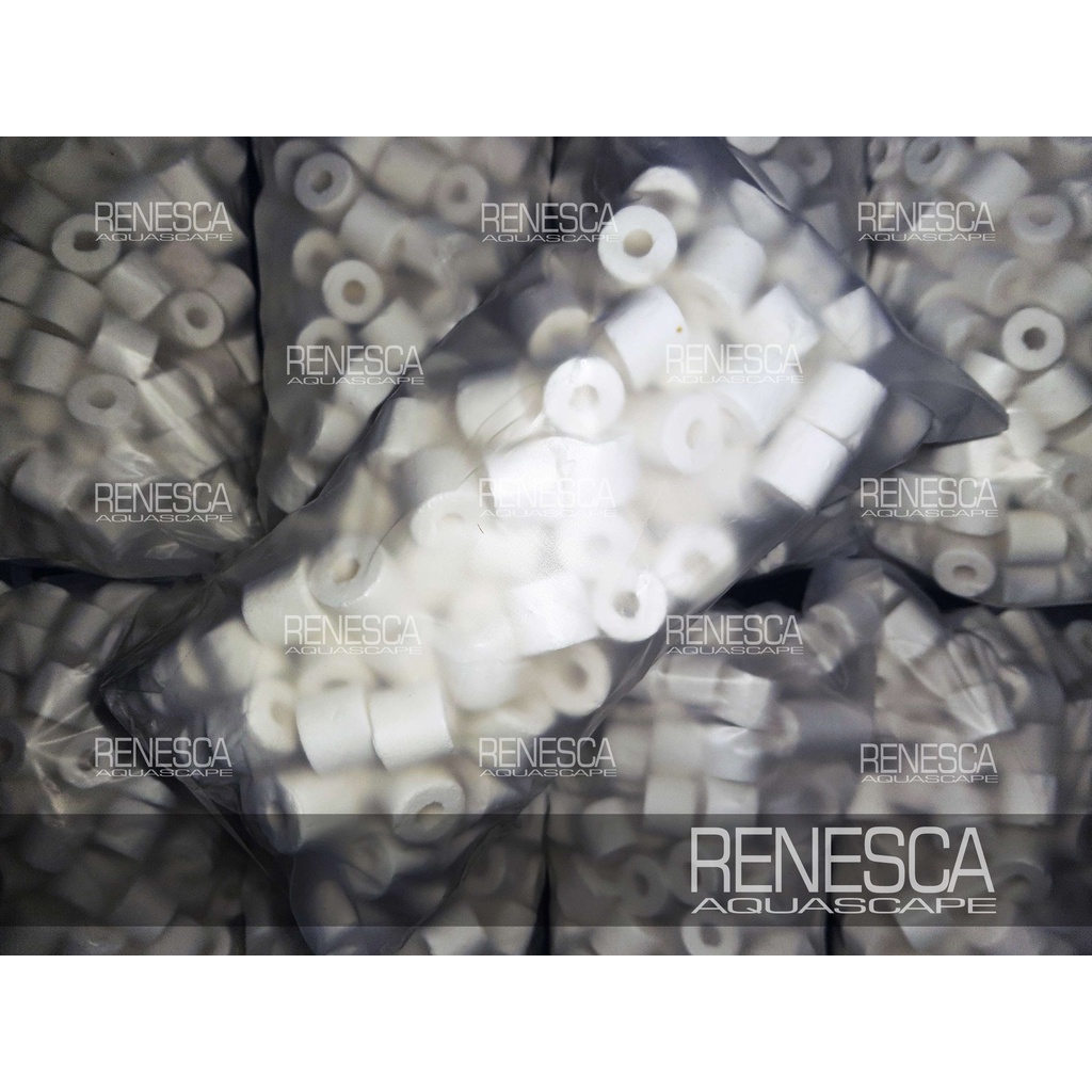 Jual Ceramic Bio Ring Rumah Bakteri 1 Kg - Media Filter Kolam Aquarium ...