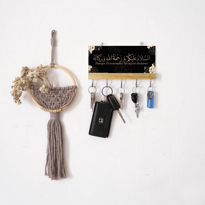 Jual Tempat Gantungan Kunci Tempel Dekorasi Hiasan Dinding Rak Kunci ...