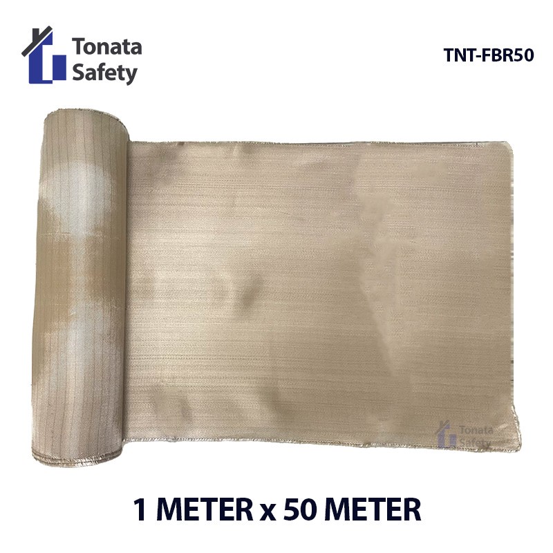 Jual Fire Blanket Roll HT800 / Selimut Api 1 Meter x 50 meter / Full ...