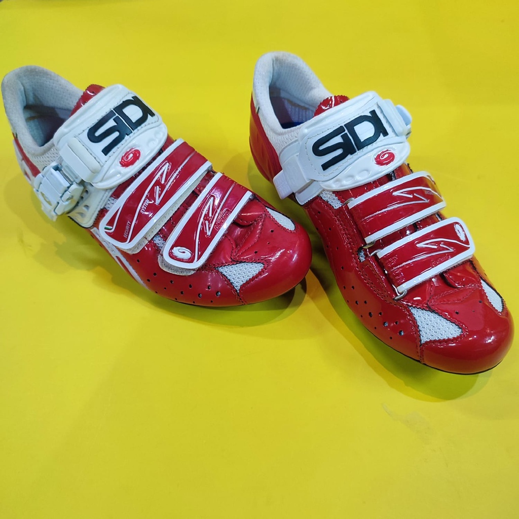 Jual Sepatu SIDI Genius 5 Fit Woman White Red Original Sepatu Cleat ...