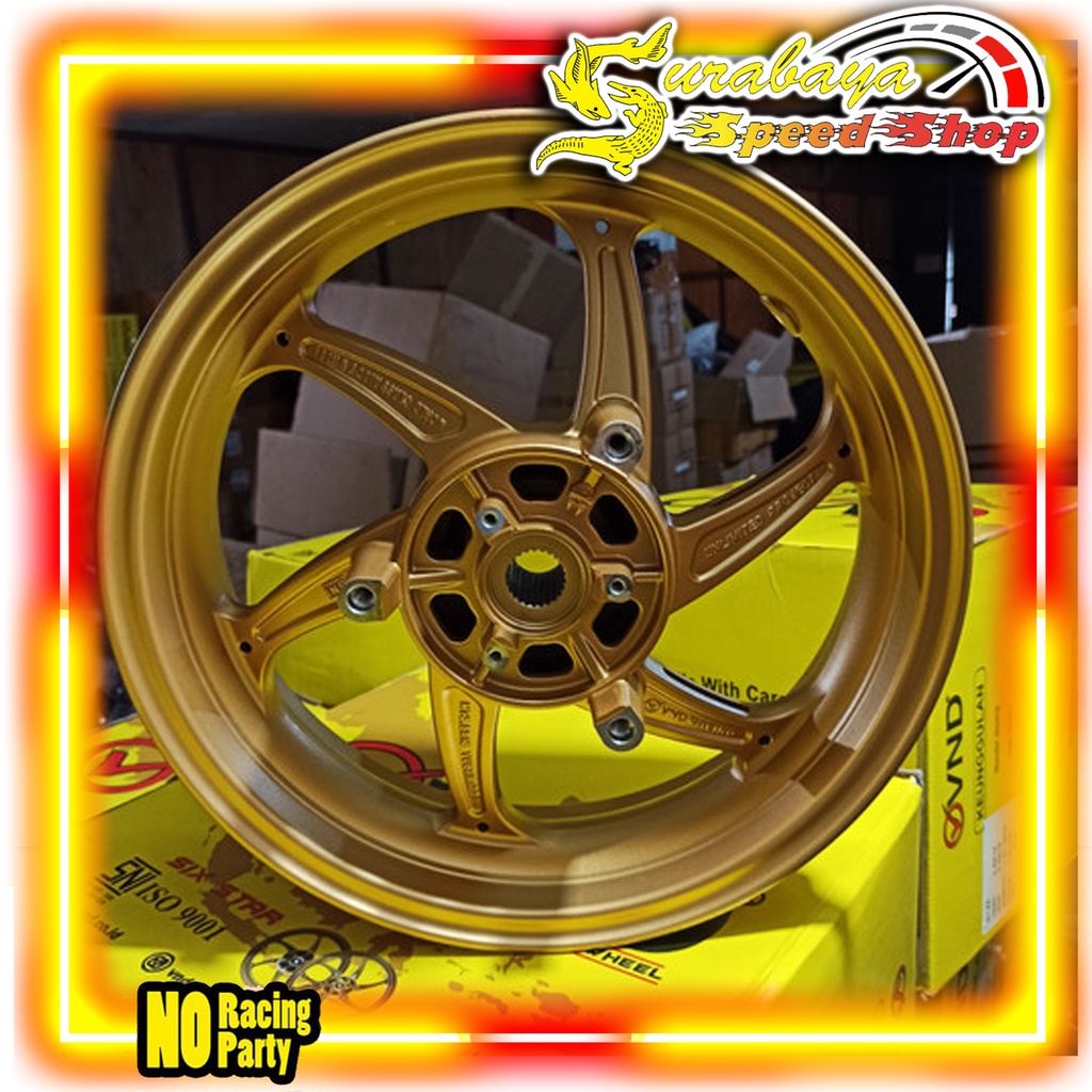 Jual VND Velg Six Star Palang 6 Yamaha All New NMAX Ukuran 300 / 350 ...