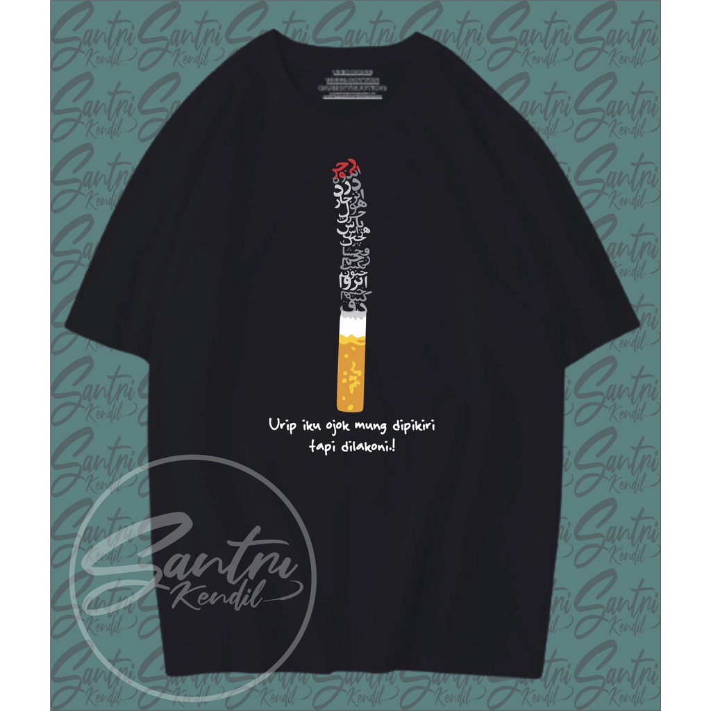 Jual KAOS DISTRO SANTRI KUALITAS PREMIUM 100% CATTON COMBED DENGAN ...