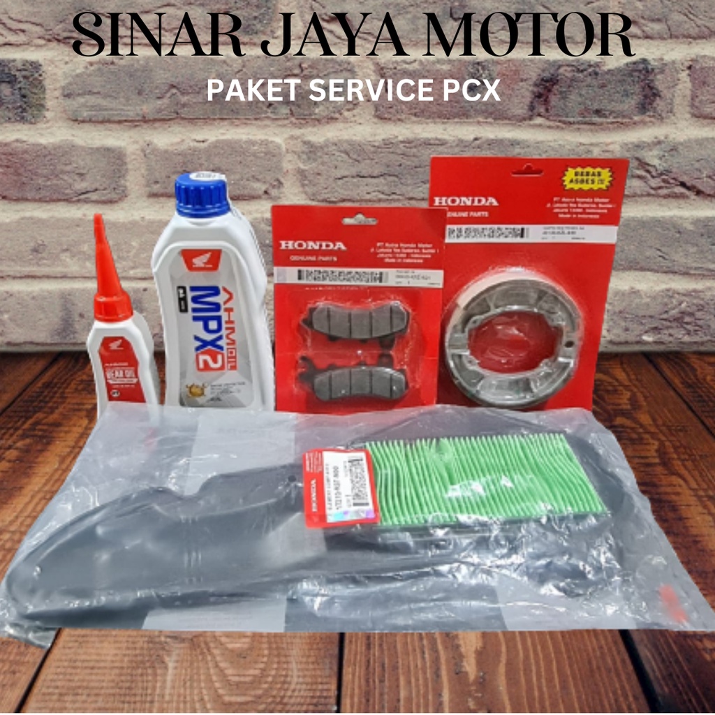 Jual Paket Service Honda PCX (Oli+Gear+Paket kampas & discpad+Filter ...