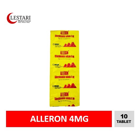 Jual Aleron CTM 4mg [ Strip / 10 tab] | Shopee Indonesia