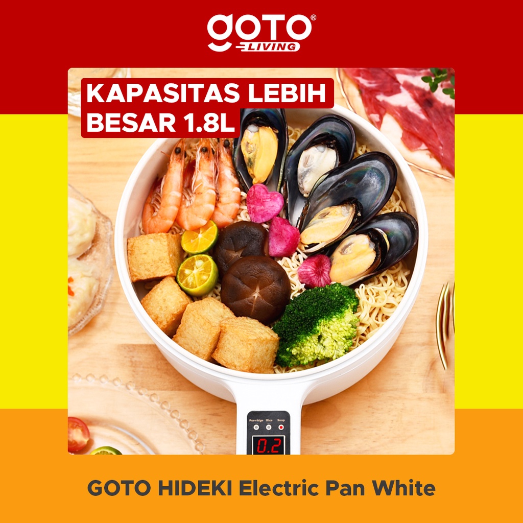 Jual Goto Hideki Panci Listrik 1.8L Fry Pan Elektrik Penggorengan ...