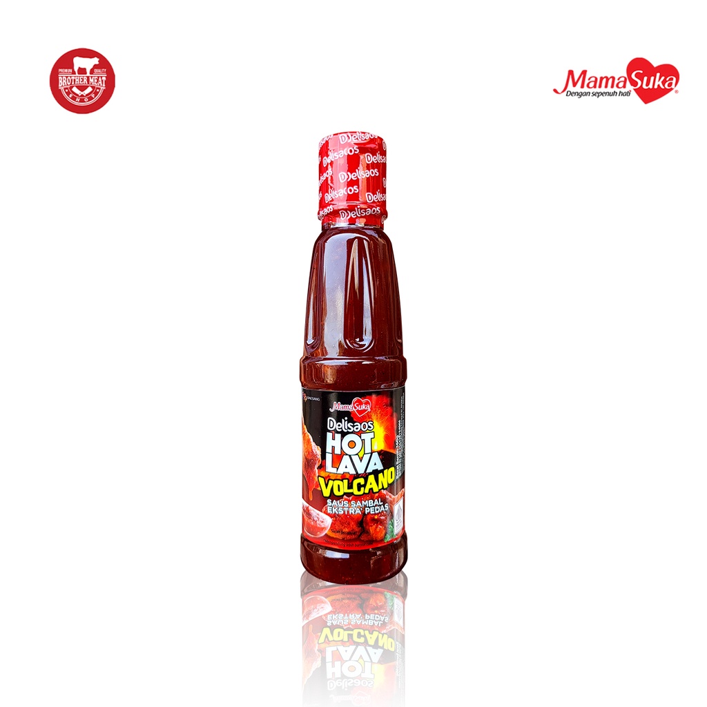 Jual MamaSuka Delisaos Hot Lava Volcano Extra Pedas 160gr, Korean Taste ...