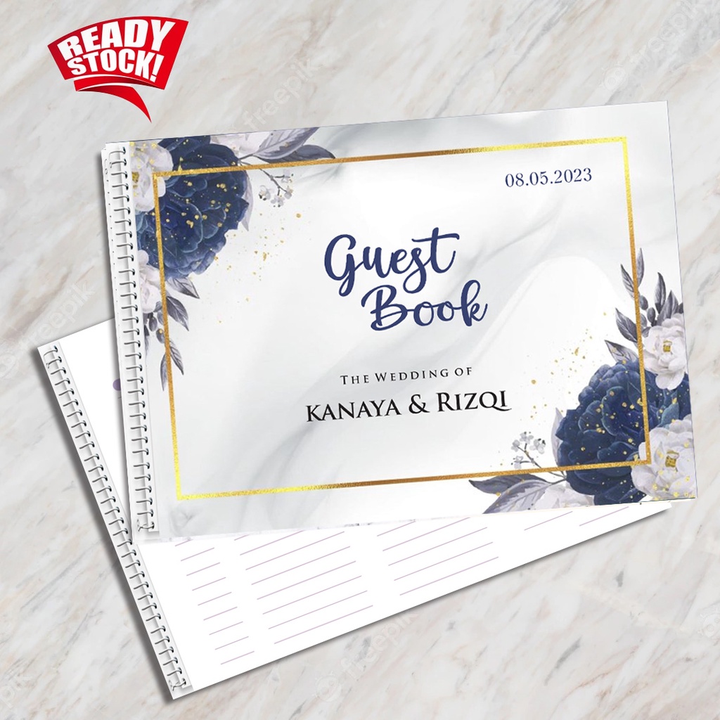 Jual Buku Tamu Pernikahan CUSTOM / wedding Guest Book / wedding book ...