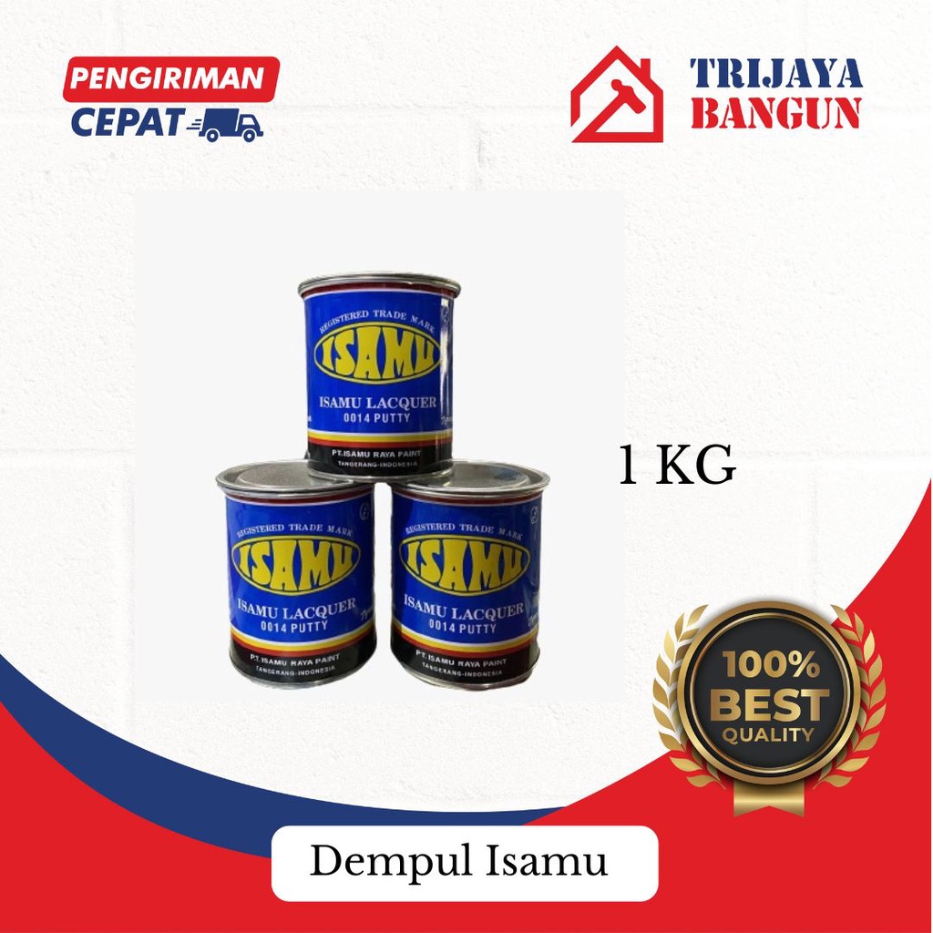 Jual Dempul Putty Mobil Isamu 1Kg | Shopee Indonesia