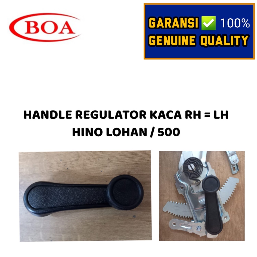 Jual HANDEL HANDLE REGULATOR PUTARAN KACA HINO LOHAN/500 RH=LH | Shopee ...