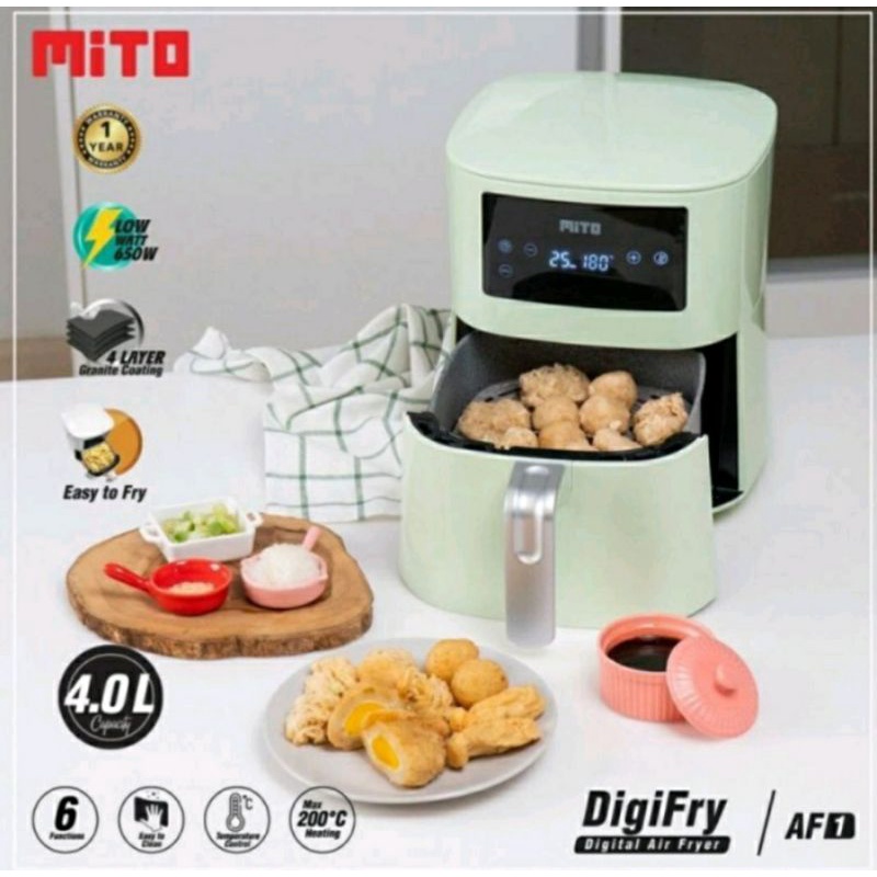 Jual Airfryer Mito tipe AF1 warna green matcha | Shopee Indonesia