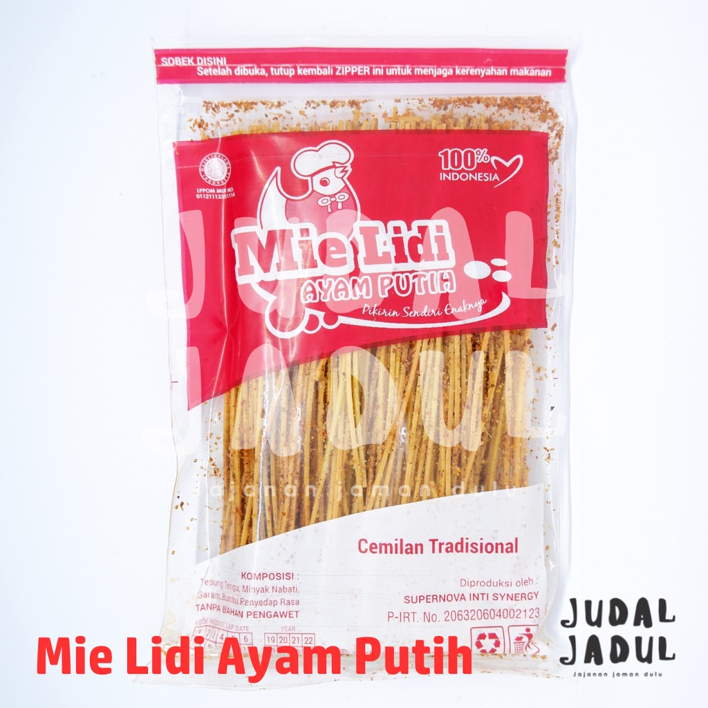 Jual Mie lidi cap ayam putih / Mie lidi / mie lidi manis / Mie Lidi ...