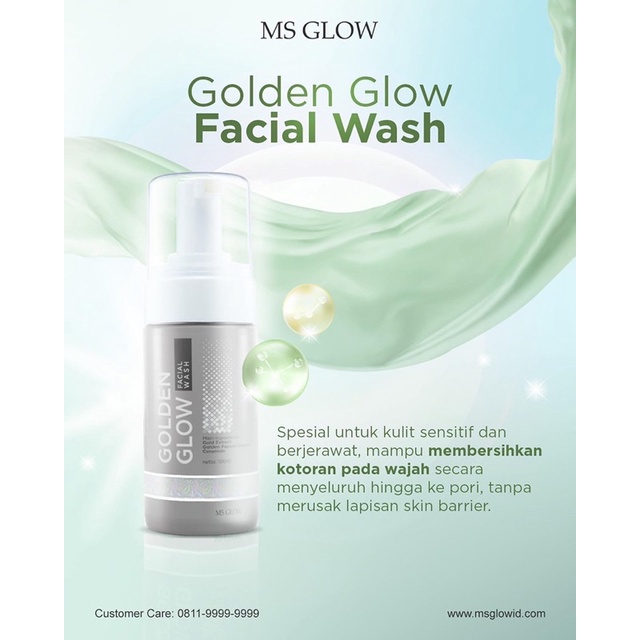 Jual Golden Facial Wash Ms Glow (Barcode) | Shopee Indonesia