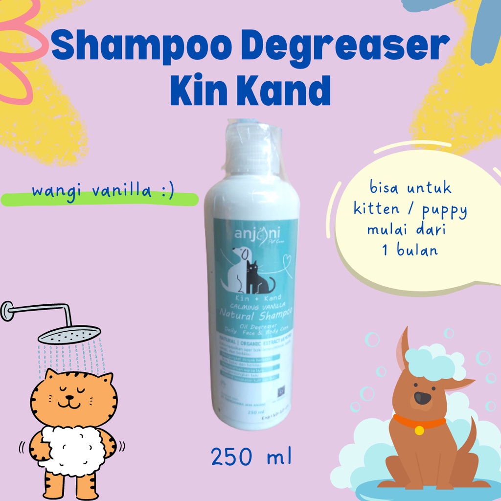 Jual Shampoo Kucing Kin Kand Degreaser 250ml - Shampoo Degreaser Anjing | Shopee Indonesia