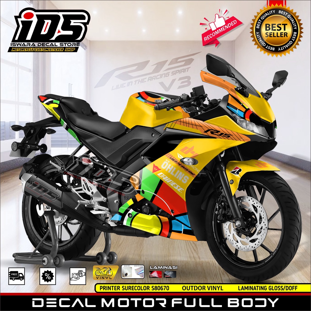 Jual Decal R15 V3 Full Body Stiker R15 V3 Full Body Dekal R15 V3 ...