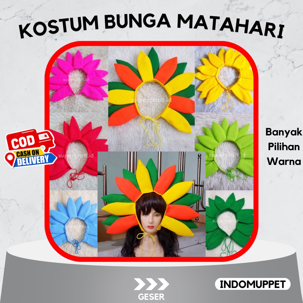 Jual Kostum Bando Bunga Matahari Aksesoris Drama Baju Bunga Pohon Daun ...
