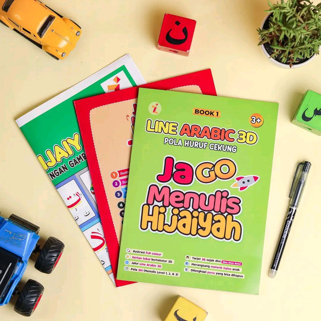 Jual Buku Hijaiyah Anak Balita Pertamaku Jago Menulis Hijaiyah Isi 4 ...