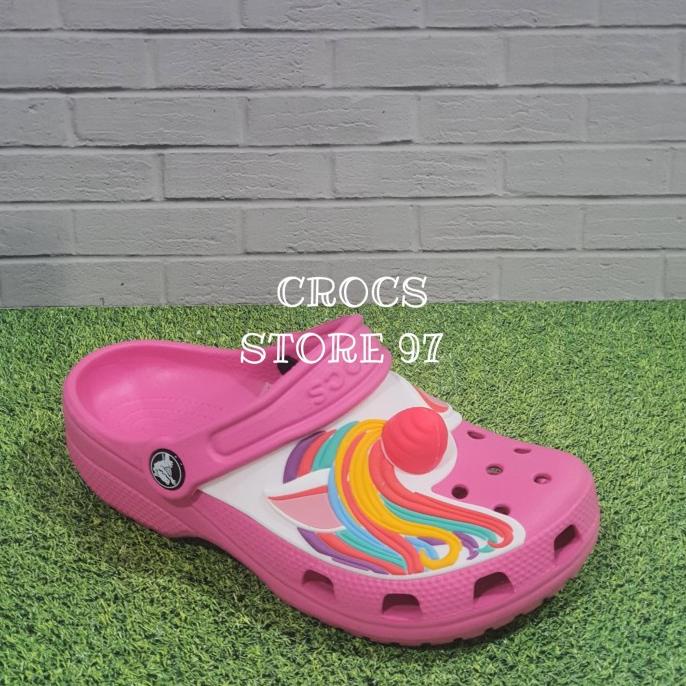 Jual crocs anak/sandal crocs anak/crocs unicorn fun lab classic ...