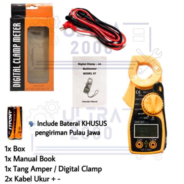 Jual Palk Digital Clamp Meter + Tas ( Tang Amper ) | Shopee Indonesia