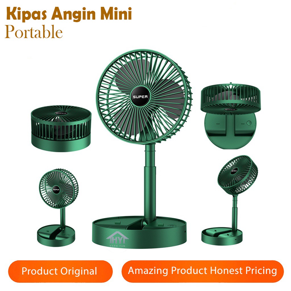 Jual Kipas Angin Lipat Kipas Meja Kipas Angin Mini Portable Putar 180 ...
