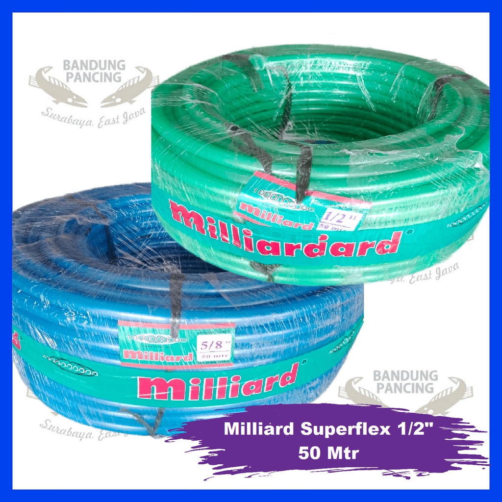 Jual Milliard Superflex selang air 1/2 inch 50 meter | Shopee Indonesia