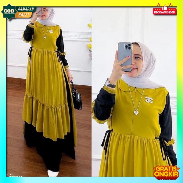 Jual Dres Muslem Premium Gmis Modern 2023 Gamis Terbaru Murah Bj Drease ...