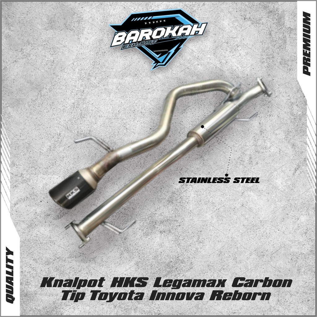 Jual Knalpot HKS Legamax Carbon Tip Toyota Innova Reborn Fortuner Hilux ...