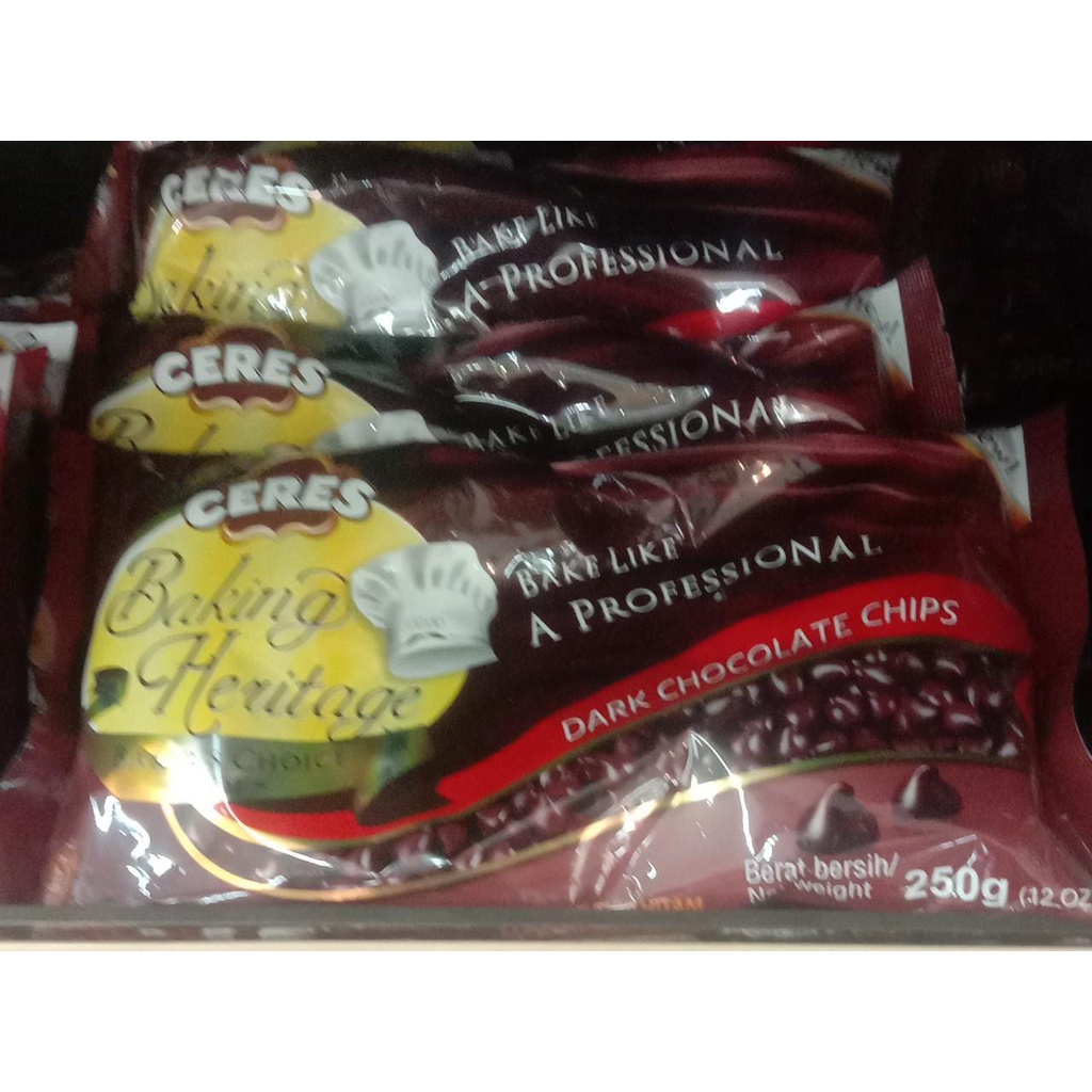 Jual Ceres BKG dark chocolate chips 250g | Shopee Indonesia