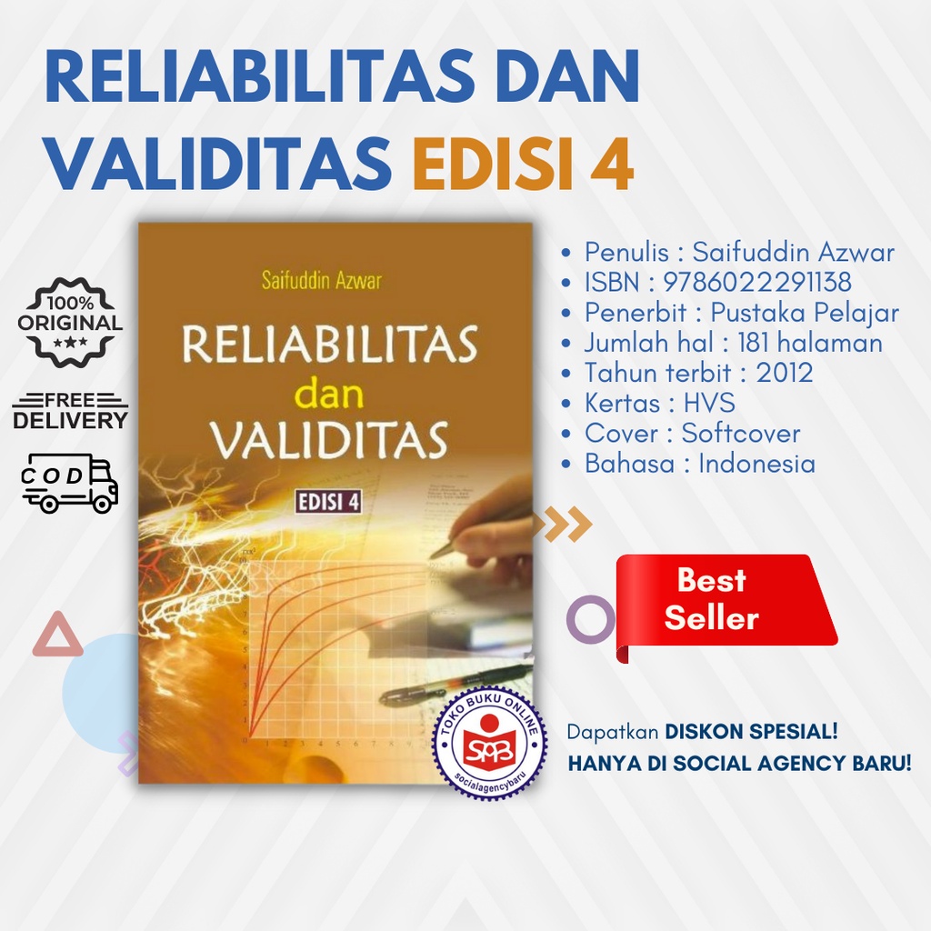 Jual Reliabilitas dan Validitas - Saifuddin Azwar (edisi 4) | Shopee ...