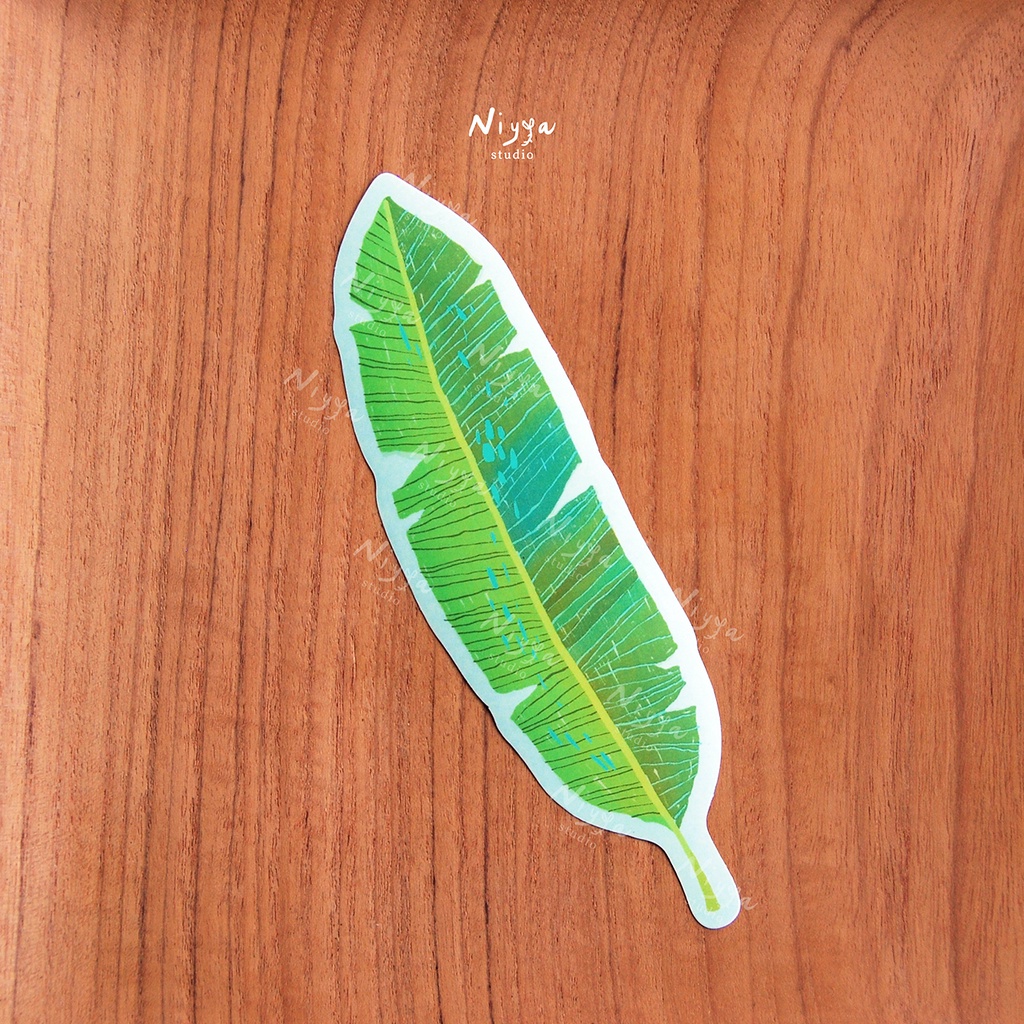 Jual Sticker | Daun Pisang-pisangan / Banana Leaf | Plant Botanical ...