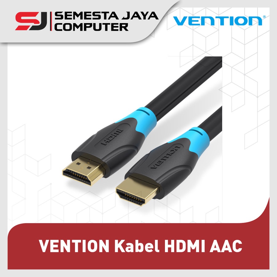 Jual Vention [AACBF 1M] Kabel HDMI 3D v2.0 4K UHD High Speed Quality | Shopee Indonesia