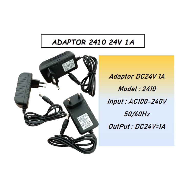 Jual Adaptor Adapter Model 2410 DC24V 1A ADAPTER | Shopee Indonesia