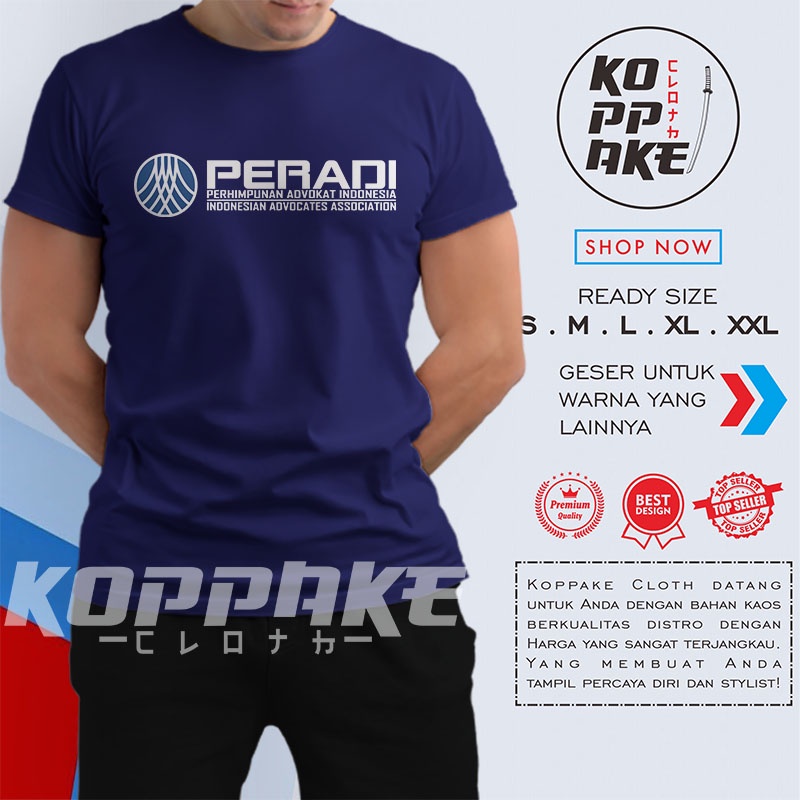 Jual Kaos PERADI Perhimpunan Advokat Indonesia Baju Distro | Shopee ...