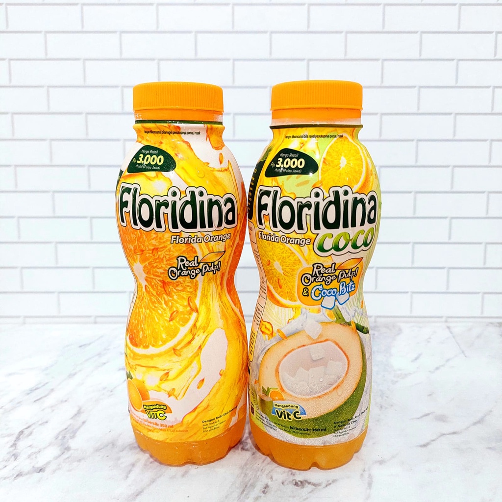 Jual FLORIDINA MINUMAN RASA JERUK 350ML | Shopee Indonesia