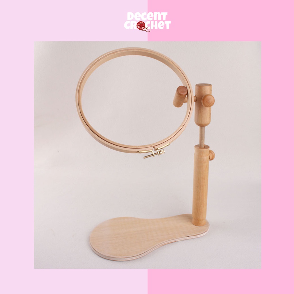 Jual [STAND] Pemidangan Kayu Bambu Embroidery Wooden Ring/Hoop Set ...