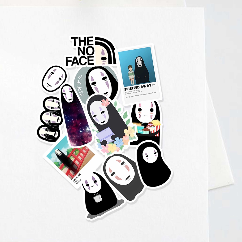 Jual Sticker No Face / Spirited Away Aesthetic Stiker Waterproof (12pcs ...