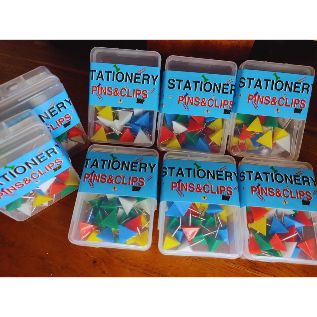 Jual PUSH PIN SEGITIGA (PAKU MADING) | Shopee Indonesia