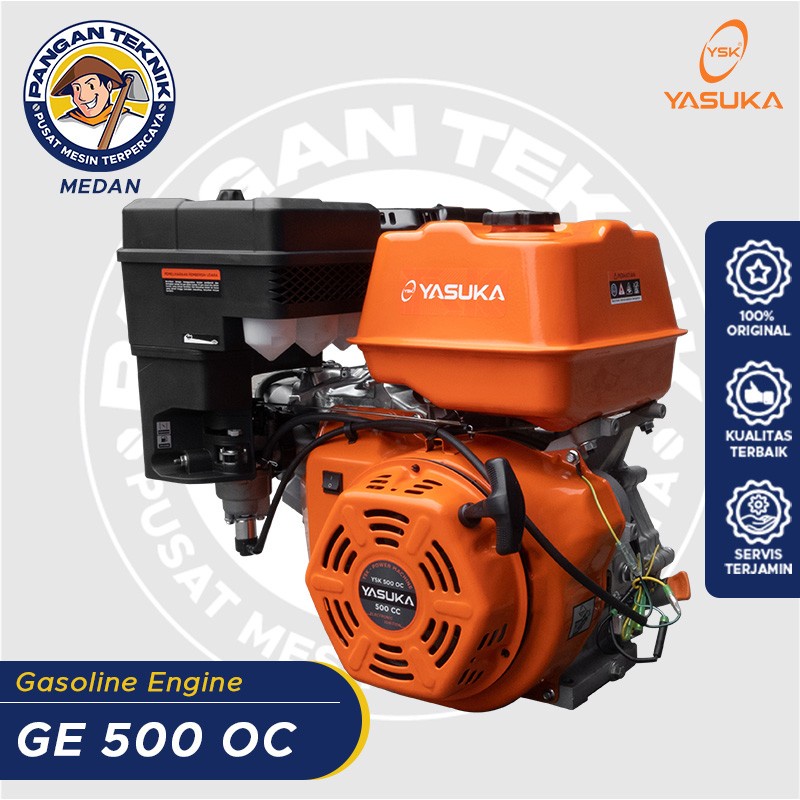Jual MESIN PENGGERAK BENSIN YASUKA | YSK 500 | MESIN 500 CC | Shopee ...
