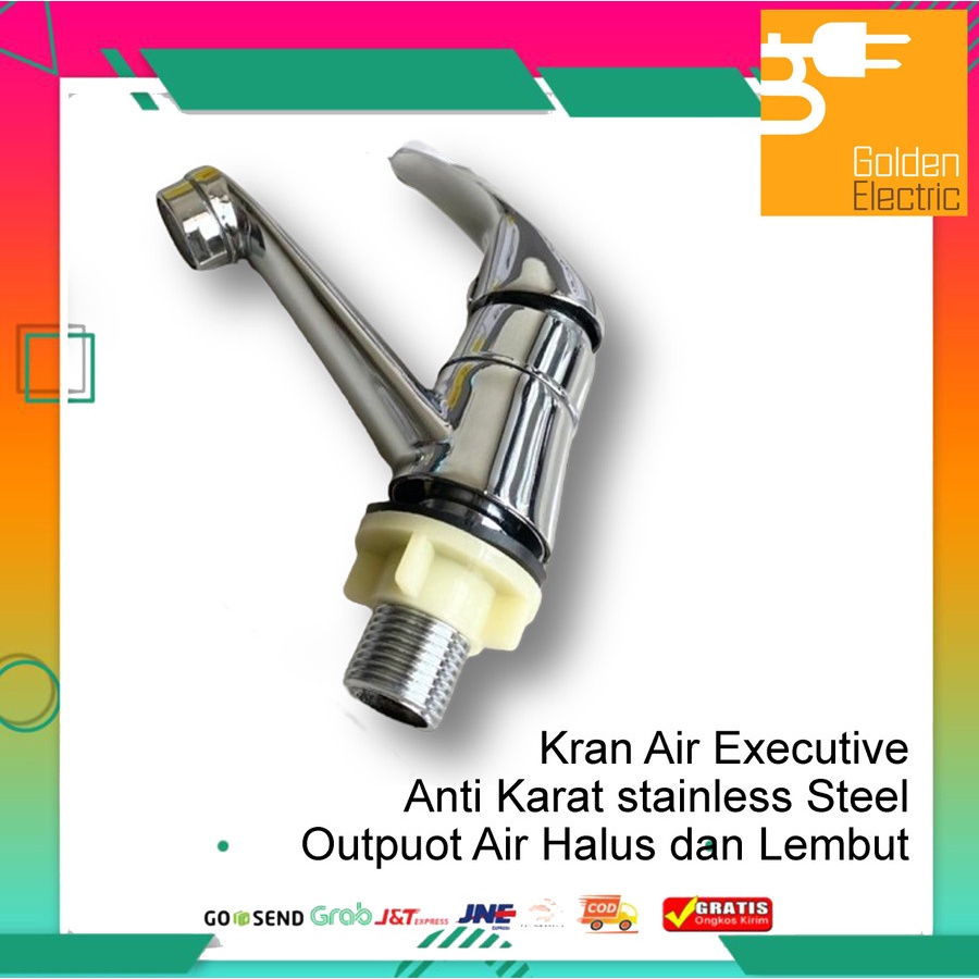 Jual Kran Keran Air Washtafel Wastafel Stainless Steel Anti Karat Model ...