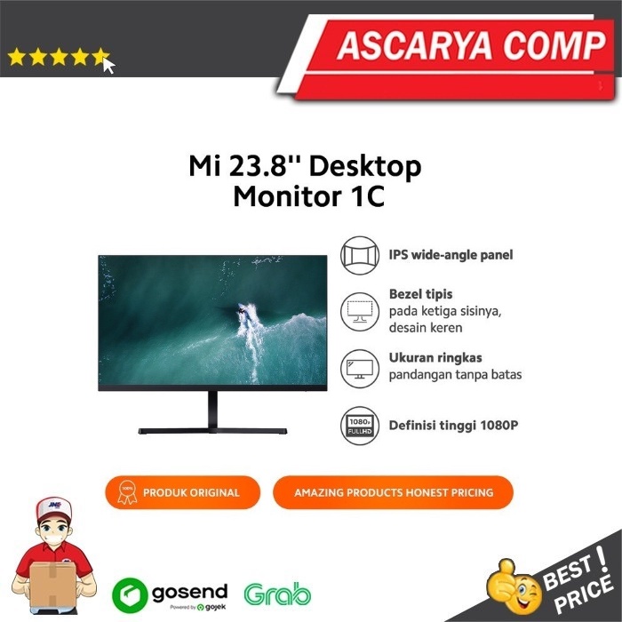 Jual Mi 23.8 Desktop Monitor 1C 75Hz 6ms - Monitor 24 inch Xiaomi ...