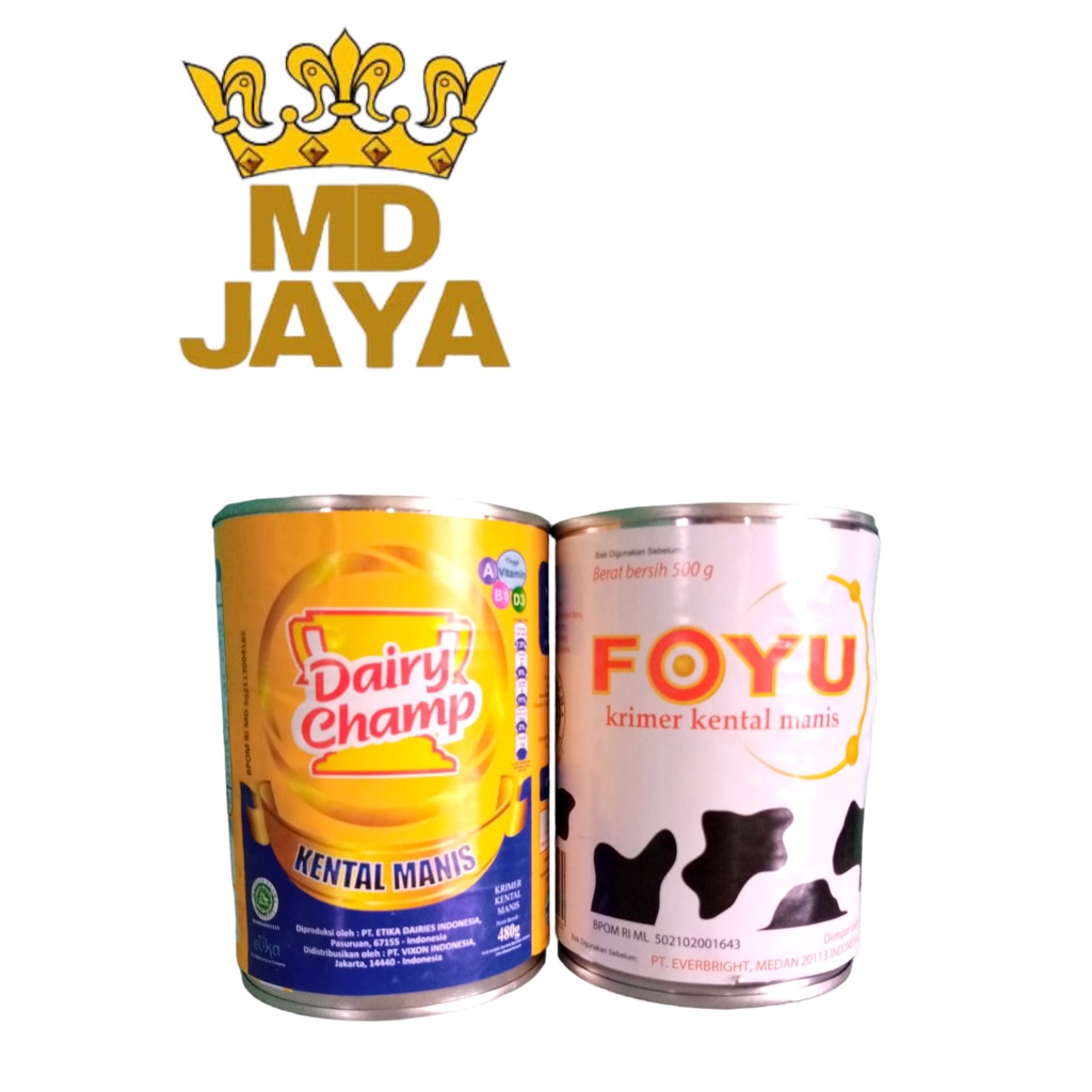 Jual Krimer Kental Manis Dairy Champ Foyu 500gr | Shopee Indonesia