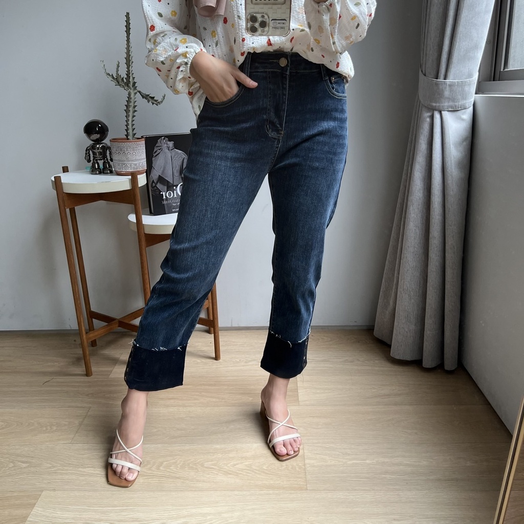 Jual Oclo Miyaza Jeans Strecth Stik Balik Kancing Premium OCL00477 ...