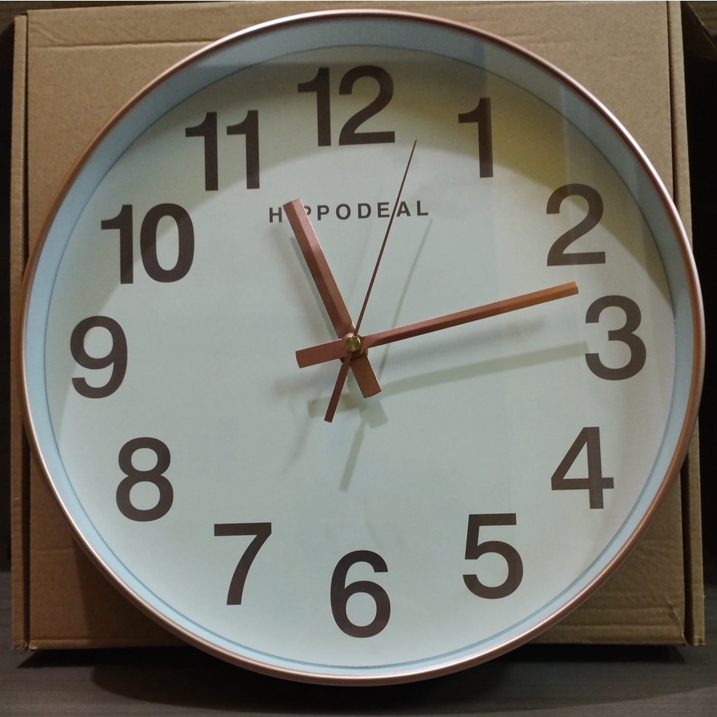 Jual Jam Dinding Minimalis Bergaya Japandi Frame Motif Kayu | Shopee ...
