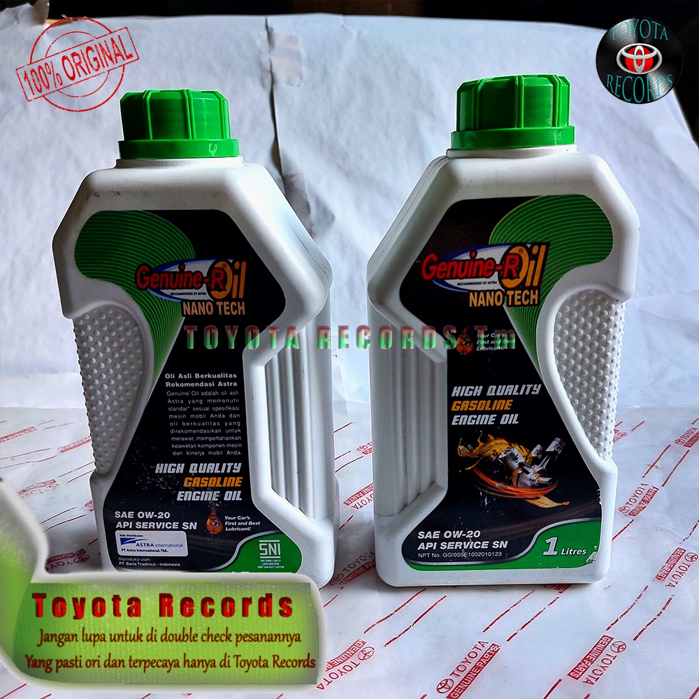 Jual Oli Mesin Original Genuine Oil Astra R Oil Nano Tech SAE 0W-20 API ...