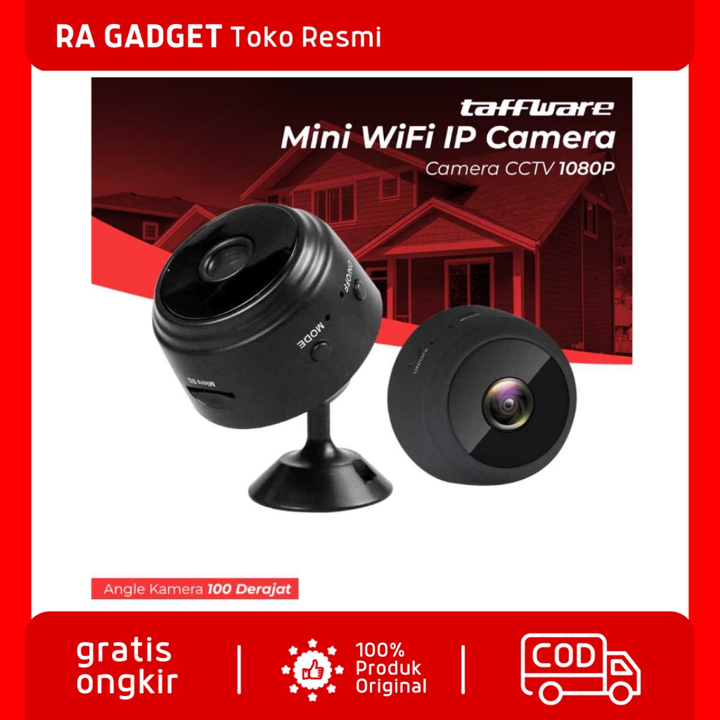 Jual Mini WiFi IP Camera CCTV 1080P / Kamera Cctv Mini Tersembunyi ...